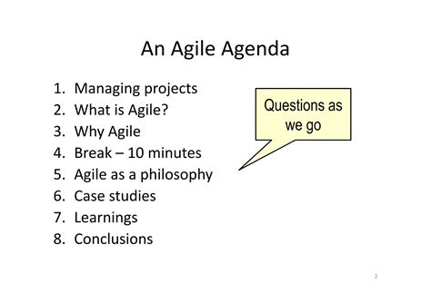 agile project management part 1 final ppt