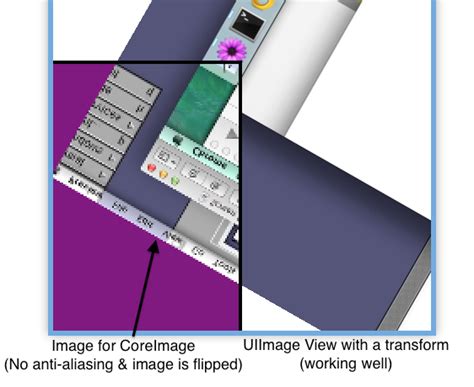 Ios Convert From A UIImage Transform To A CIImage Transform Stack