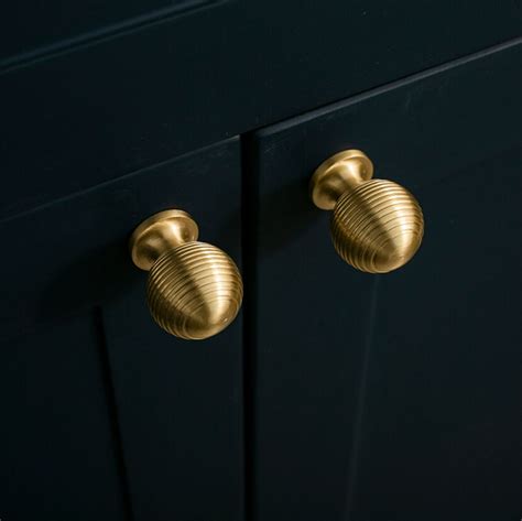 Gold Knobsball Brass Knobsbrass Honeycomb Knobsround Knobs Etsy