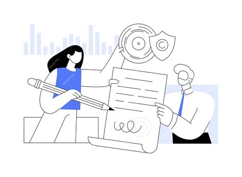 Premium Vector Licensing Contract Abstract Concept Vector Illustration