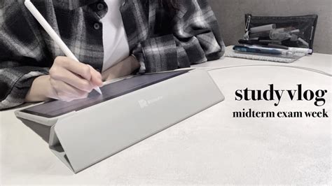 Vlog 그렇다 중간고사 기간이다 고3의 시험기간 밀착 브이로그 무채색 독서실 카페인 과다섭취 Youtube