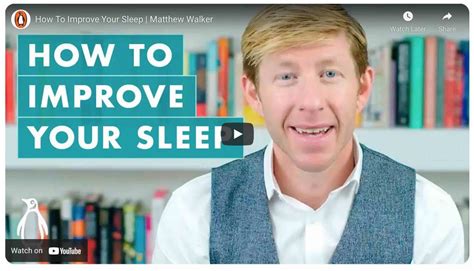 Why Sleep Is Your Superpower With Dr Matt Walker Golden Greens