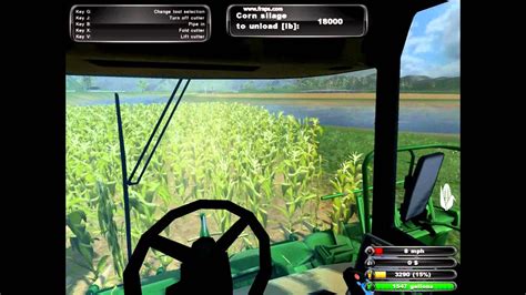 Corn Silage On Farming Simulator 2011 YouTube