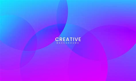 Abstract Gradient Background With Circles Dynamic Shapes Composition