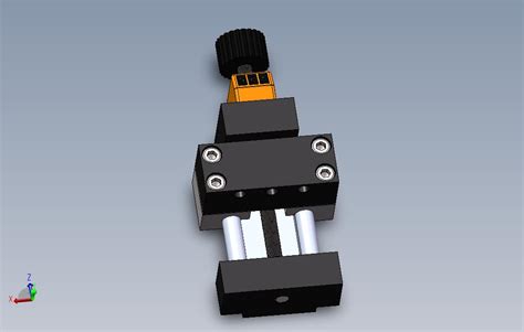 丝杠导轨 Solidworks 2014 模型图纸免费下载 懒石网