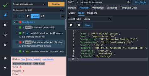 VREST NG Zero Code API Test Automation Solution