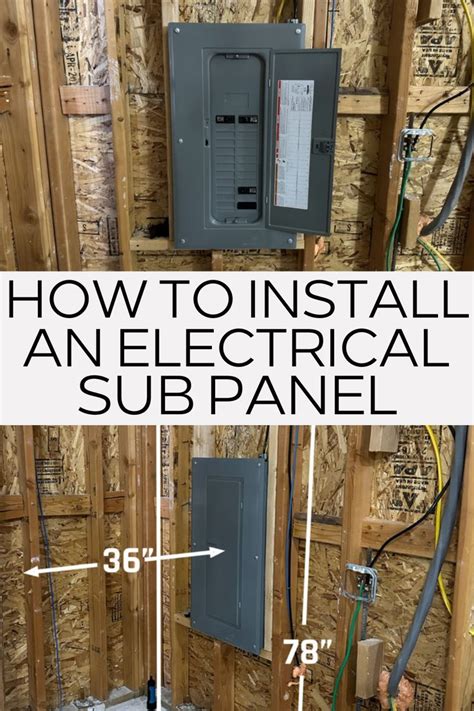 How To Install An Electrical Sub Panel For Diyers Diy Electrical
