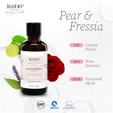 Quality Essential Oils Pear And Fressia Kodo