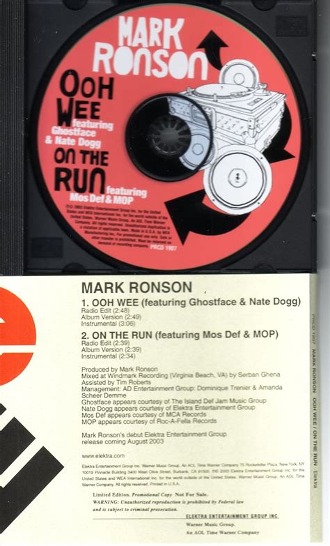 Mark Ronson Ghostface Ghostface Killah Nate Dog Mos Def Mop Ooh