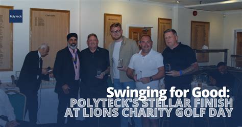 Polyteck Shines 2nd Place At Lions Charity Golf Day