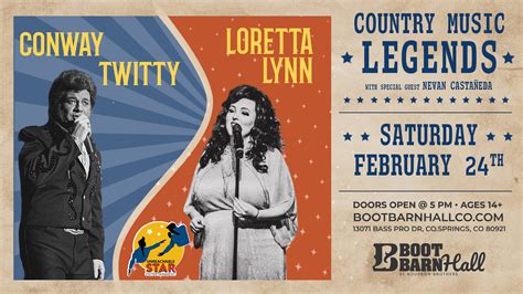 Tickets For Conway Twitty And Loretta Lynn Tribute In Colorado Springs