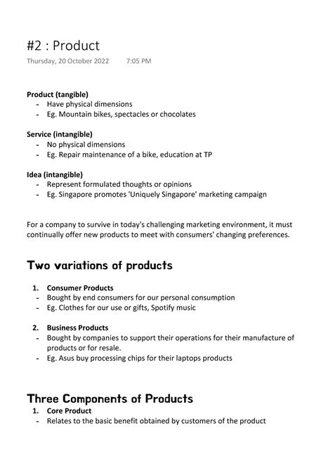 2 Product Module Fundamentals Marketing Product Tangible Have