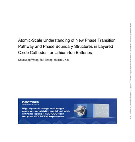 Pdf Atomic Scale Understanding Of New Phase Transition Pathway And