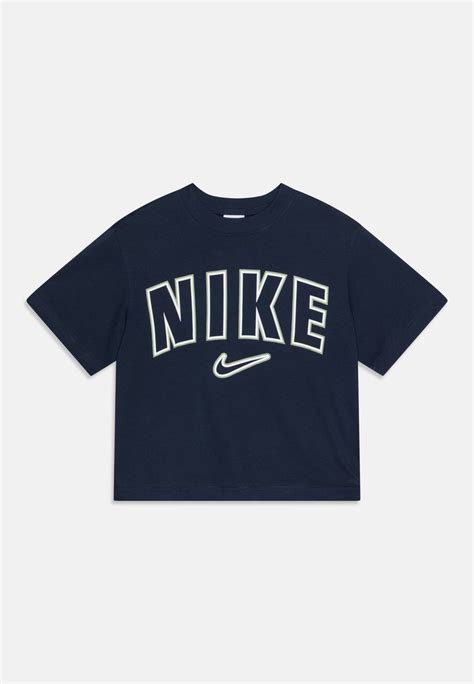 Nike Sportswear Tee T Shirts Print Obsidian Mørkeblå Zalando Dk