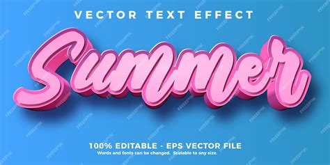Premium Vector 3d Text Style Effect Editable Style Effect Template