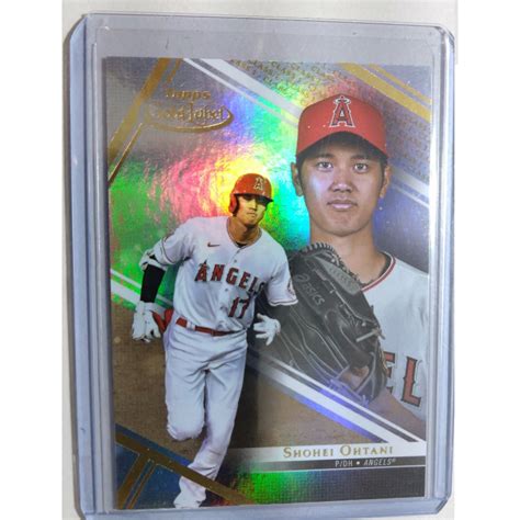 Mlb 棒球 Topps Gold Label Ohtani Shohei 大谷翔平 閃亮 球員卡 Mvp 蝦皮購物