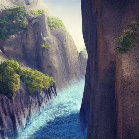 Unreal Engine Cliff Photorealistic Stable Diffusion OpenArt