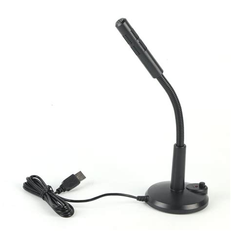 Micrófono Usb Omnidireccional Para Computadora De Escritorio Plug