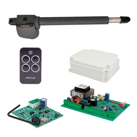 Kit BAT Genius SX Portón Batiente 3 mt SX Izquierdo Bell Telephone
