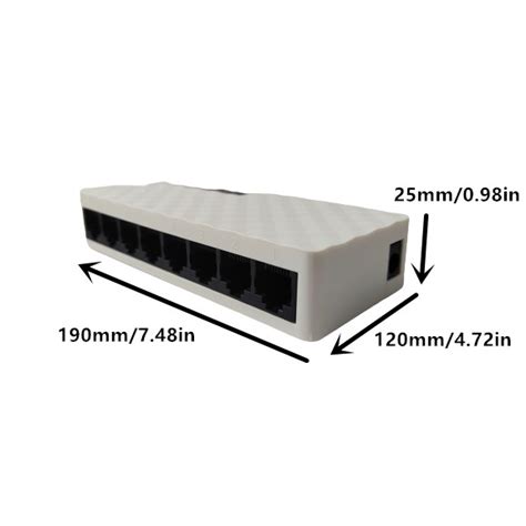 ข้อเสนอ ~【mini Lan 1 ถึง 8 】ฮับสวิตช์ขยายพอร์ต แล็บแล็ปท็อป คอมพิวเตอร์