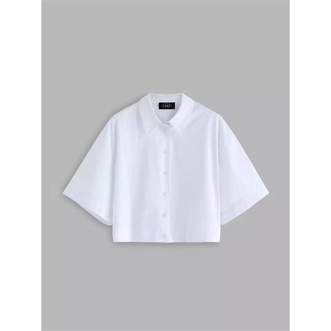 Jual Kemeja Lengan Pendek Kemeja Shila Kemeja Crop Top Crop Top