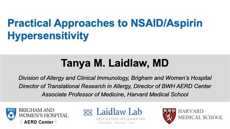 Practical Approaches To Nsaidaspirin Hypersensitivity Wsaai Western Society Of Allergy