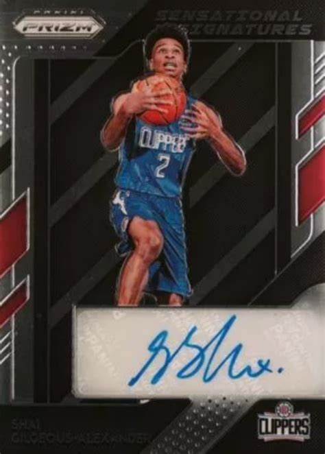 Shai Gilgeous Alexander 2018 Prizm Ss Sga Sensational Signatures Price