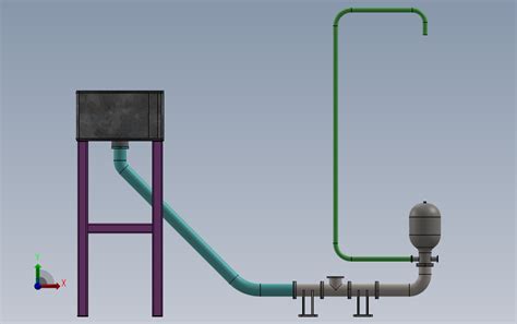 水锤泵 SOLIDWORKS 2020 模型图纸下载 懒石网