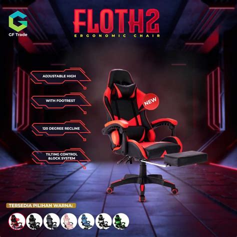 Jual Floth Gaming Chair Premium Quality Gaming Chair Floth2 Baru Di