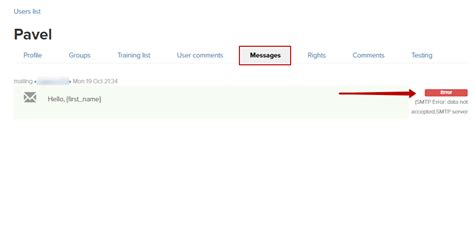Information About Errors When Sending Mailings Notifications Help Center
