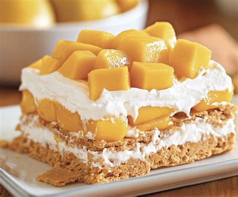 Best No Bake Desserts Mango Float Graham Recipe Erikarecipes