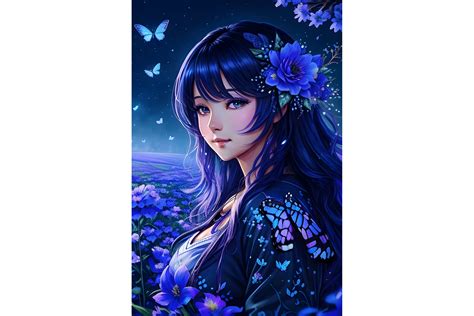 Anime Girl Portrait Graphic By Mimishop · Creative Fabrica