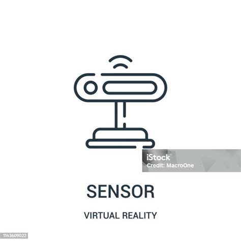 Vektor Ikon Sensor Dari Koleksi Realitas Virtual Ilustrasi Vektor Ikon