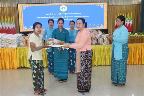 ပဲခူးတိုင်းဒေသကြီးအမျိုးသမီးရေးရာအဖွဲ့မှ ရေဘေးသင့်အမျိုးသမီးရေးရာအဖ