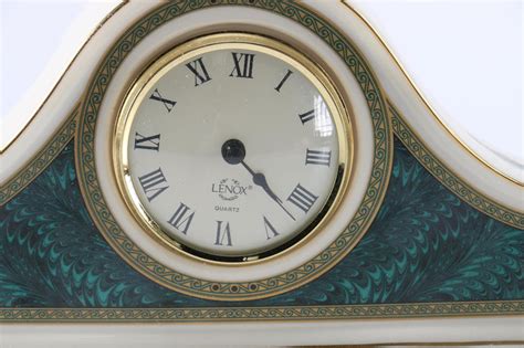 Lenox Porcelain Classic Edition Mantel Clock Ebth