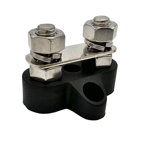 2 Way Terminal Post Power Distribution Block 80a 12v 48v Positive