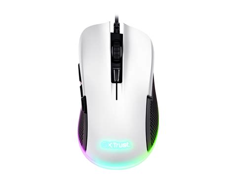 Trust Gxt 922w Ybar Rgb Gaming Mus Hvit Maxgamingno
