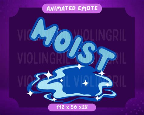 Animated Emote Moist Animated Emote Wet Emote Discord Emote Twitch