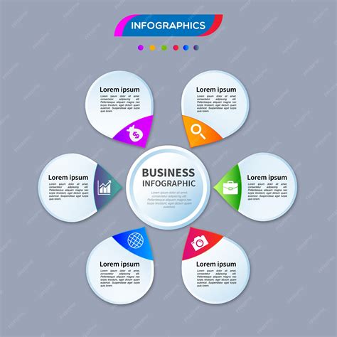 Diseño De Vector De Elemento De Infografía Vector Premium
