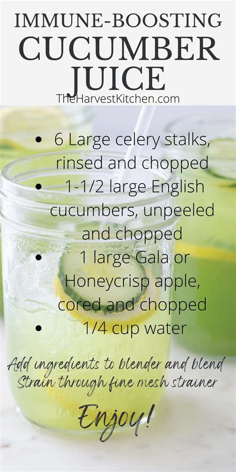 Cucumber Juice Recipe Cucumber Juice Cucumber Juice Benefits