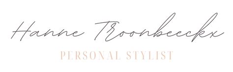 Over Hanne Jouw Personal Stylist Hanne Troonbeeckx