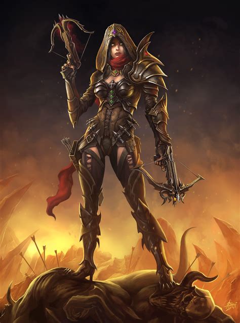 Diablo 3 Demon Hunter Wallpapers Hd Wallpaper Cave