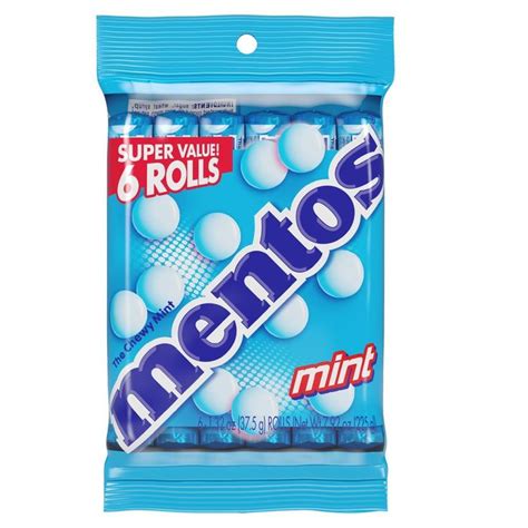 Mentos Chewy Mint Candies 6ct Mint Candy Chewy Chewy Candy