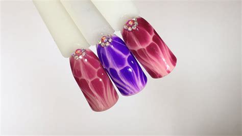 Дизайн ногтей Простой дизайн витражными гель лаками Vogue Nails Youtube