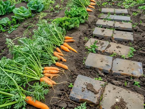 Mulch Tiles And Carrots A Guide To Farming In Garden Plot 4 3 Stock
