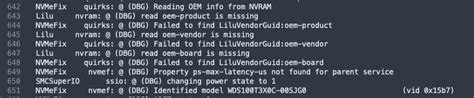 Nvmefix Kernel Panic · Issue 1803 · Acidantherabugtracker · Github