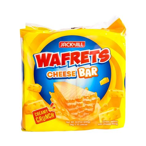 Jack N Jill Wafrets Cheese Brix 24g X 10s