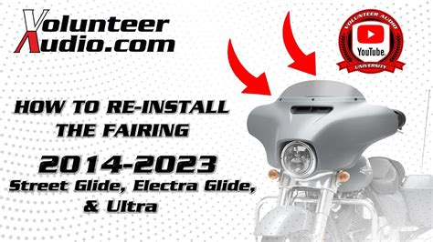 How To Re Install The Fairing On A 2014 2023 Harley Davidson® Street