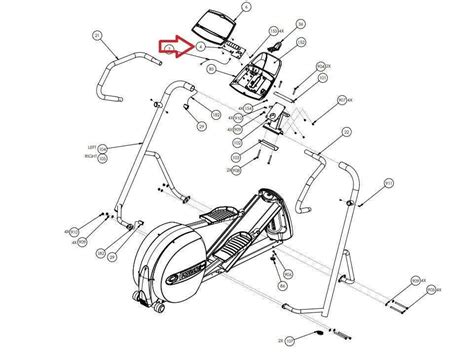 Precor Elliptical Parts Diagram For Maintenance And Repair