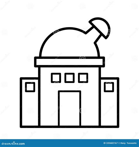 Laboratory Building Icon Vector Design Template Stock Illustration